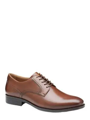 Johnston & Murphy Reeve Leather Derby - Brown Full Grain