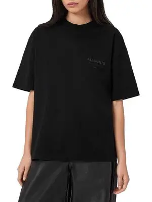 ALLSAINTS Etta Graphic T-shirt - Black
