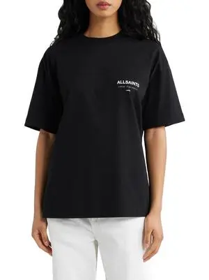 ALLSAINTS AllSaints Etta Graphic T-Shirt Black
