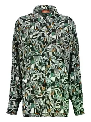 Missoni Abstract-pattern Shirt - Green