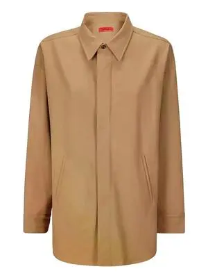 THELATEST Oversized Shirt - Brown