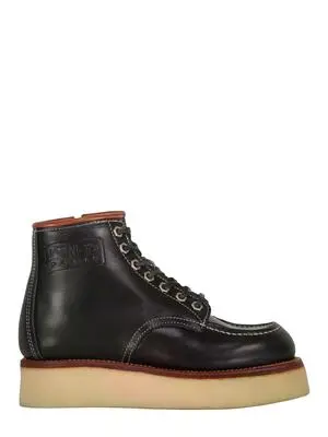 Kenzo Leather Ankle Boots - Black