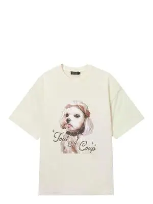 TOUT A COUP Photograph-print T-shirt - White