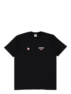 Supreme X Ducati Logos Tee 'black' Black