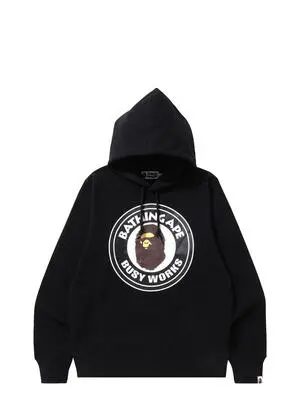 A BATHING APE Busy Works Pullover Hoodie - Black