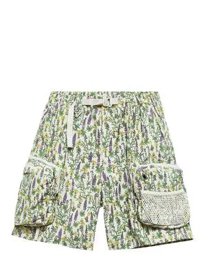 Nike Snowgrass Floral Cargo Shorts - White