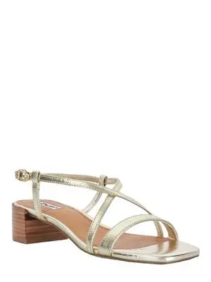 Dune London Jaskell Ankle Strap Sandals - Gold