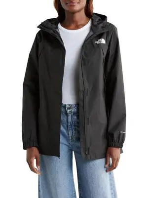 The North Face Antora Waterproof Hooded Rain Parka - Tnf Black