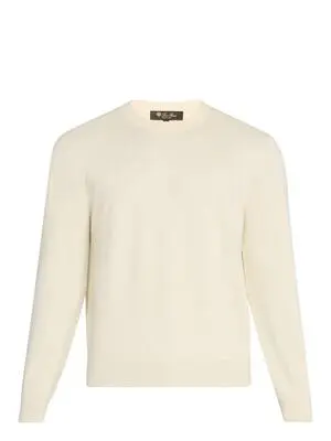 Loro Piana Empire Wish Wool Pullover Sweater - Nougat