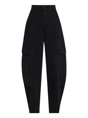 PURPLE BRAND Barrel-leg Carpenter Jeans - Black