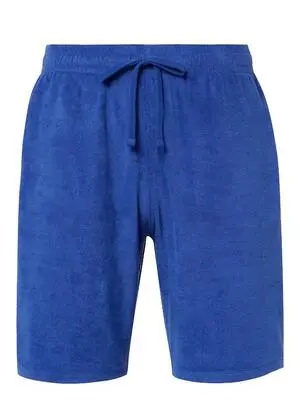 Vilebrequin Cotton-blend Terry Bermuda Shorts - Blue