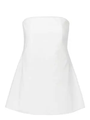RÓHE Cotton Corset Top - White