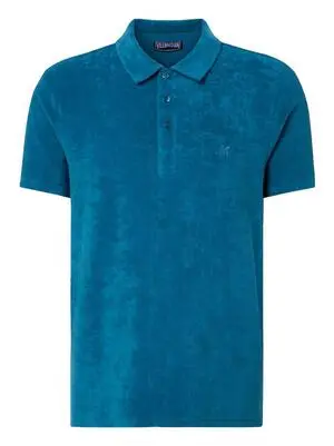 Vilebrequin Cotton-blend Terry Polo Shirt - Blue