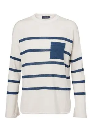Max Mara Ombre Striped Linen Sweater - Multicoloured
