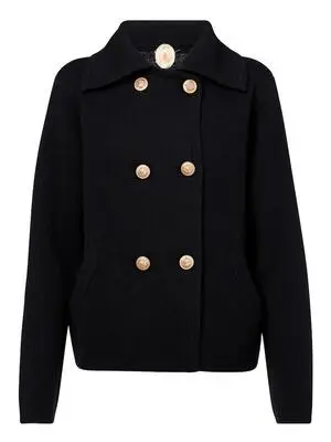Jardin Des Orangers Double-breasted Wool And Cashmere Jacket - Black