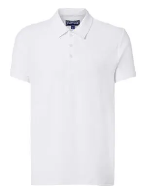 Vilebrequin Cotton-blend Terry Polo Shirt - White