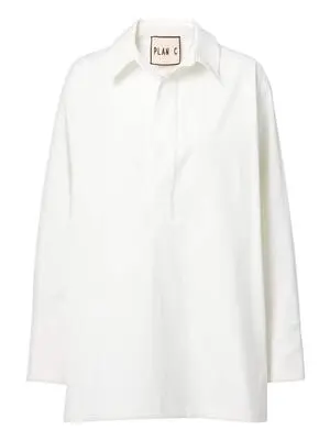 Plan C Oversized Shirt - White