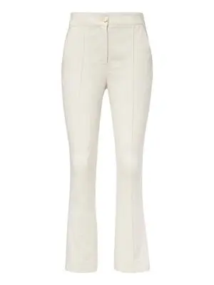 Veronica Beard Veronica Beard Kimra Cropped Straight Pants White