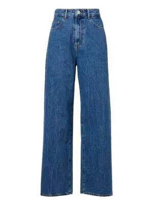 RÓHE High-rise Wide-leg Jeans - Blue