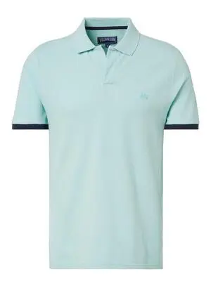 Vilebrequin Cotton Piqué Polo Shirt - Blue