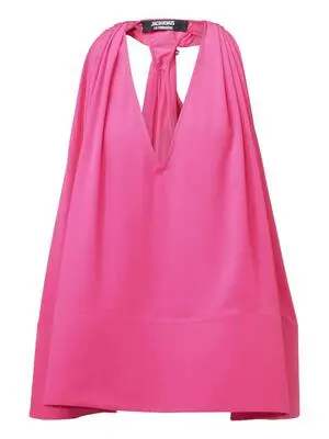 Jacquemus Norma Halterneck Top - Pink