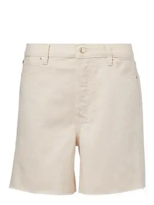 FRAME Timeless Denim Shorts - White