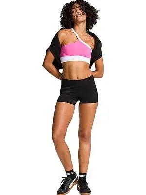 Pink Relay Micro Bike Shorts - Black