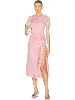 Givenchy Draped Midi Dress - Candy Pink