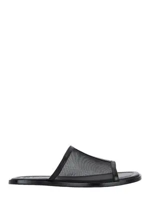 Staud Alessandra Sandals - Black Mesh