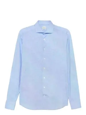 TRAIANO MILANO Cutaway-collar Shirt - Blue