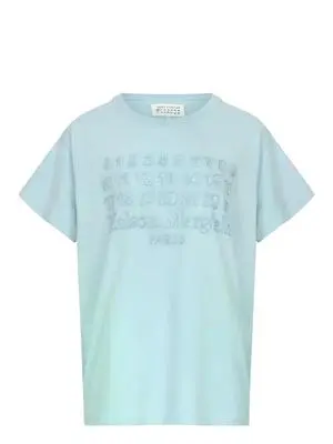 MAISON MARGIELA Logo-print T-shirt - Blue