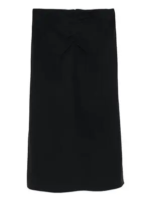Etro Gathered Midi Skirt - Black