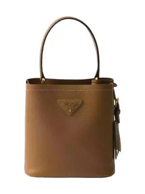 Prada Mini Panier Bucket Bag - Brown