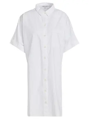 ALEX MILL Cotton-poplin Mini Shirt Dress - White