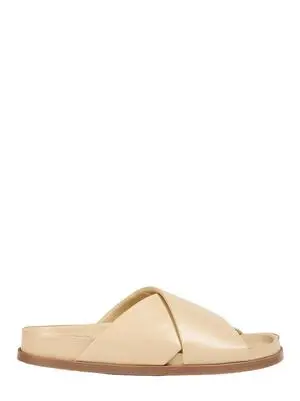 MANSUR GAVRIEL Leather Sandals - Cream