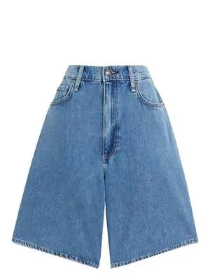 Rag & Bone Mckenna Denim Shorts - Mid Denim