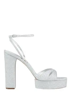 Casadei Ankle Strap Sandals - Silver