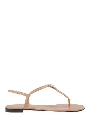 GIUSEPPE ZANOTTI Anyelle Leather Sandals - Neutrals
