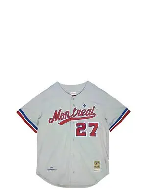Mitchell & Ness Mlb Montreal Expos Cooperstown Authentic Jersey - Grey