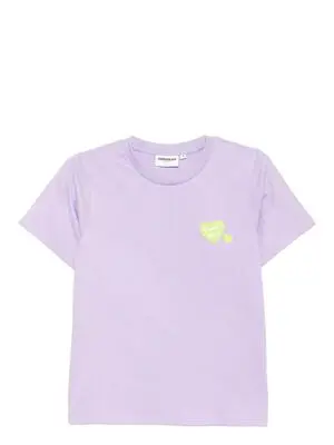 CHOCOOLATE Logo-patch T-shirt - Purple