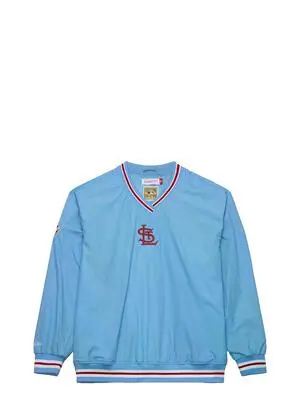 Mitchell & Ness Mlb Classic Vintage Logo Cardinals Pullover Jersey - Blue