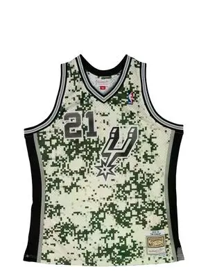 Mitchell & Ness Hardwood Classics Swingman Nba San Antonio Spurs 2013-14 Tim Duncan Jersey - Neutrals