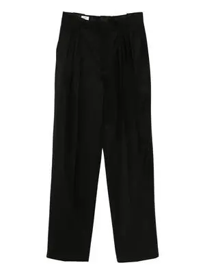 Casablanca Pleated Tailored Trousers - Black