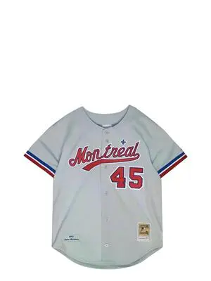 Mitchell & Ness Mlb Montreal Expos Cooperstown Authentic Jersey - Grey