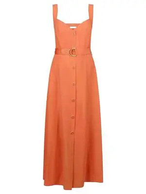 Liu Jo Belted Dress - Orange