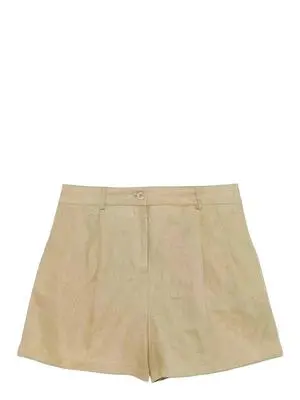 SEMICOUTURE Linen Shorts - Green