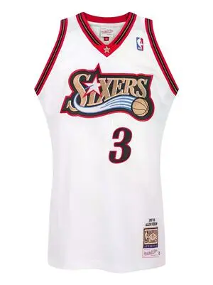 Mitchell & Ness Philadelphia 76ers Allen Iverson Jersey - White