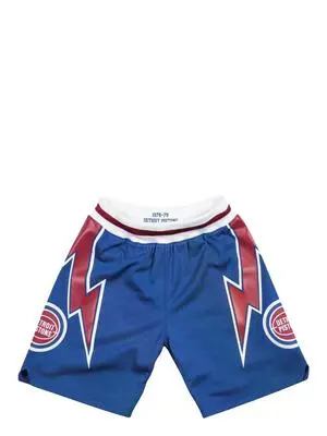 Mitchell & Ness Nba Detroit Pistons 78-79 Basketball Shorts - Blue