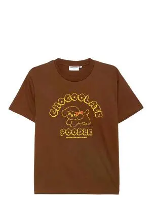 CHOCOOLATE Embroidered T-shirt - Brown