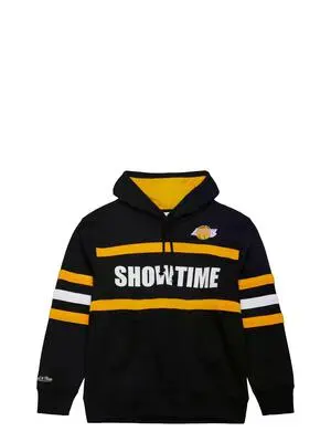 Mitchell & Ness Nba Lakers Vintage Logo Hoodie - Black